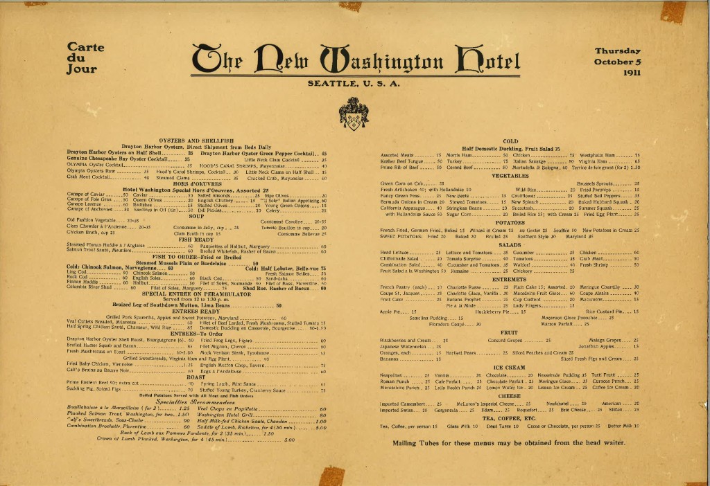 New Washington Hotel 1911 | Working Title